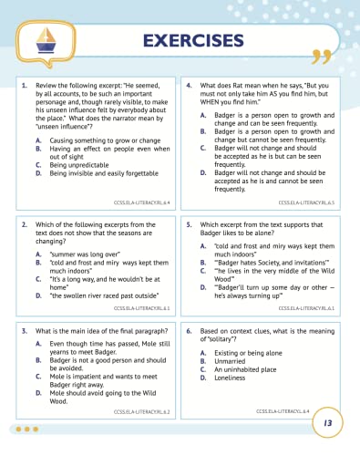 6th Grade Common Core ELA (English Language Arts): Daily Practice Workbook | 300+ Practice Questions and Video Explanations | Common Core State ... Standards Aligned (NGSS) ELA Workbooks)