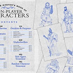 The Game Master's Book of Non-Player Characters: 500+ unique bartenders, brawlers, mages, merchants, royals, rogues, sages, sailors, warriors, weirdos ... RPG adventures (The Game Master Series)