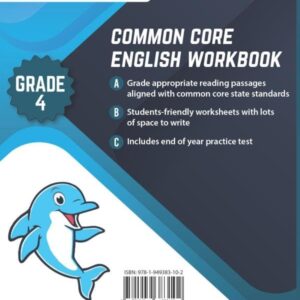 Common Core English Workbook: Grade 4 English