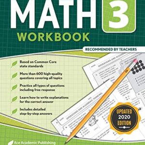 3rd Grade Math Workbook: CommonCore Math Workbook