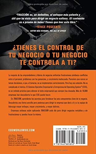 Traccion: Obtén Control de Tu Negocio (Spanish Edition)