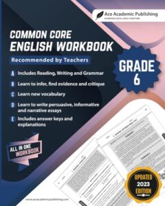 common core english workbook: grade 6 english