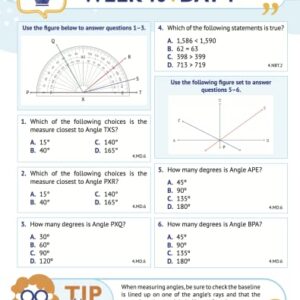 4th Grade Common Core Math: Daily Practice Workbook - Part I: Multiple Choice | 1000+ Practice Questions and Video Explanations | Argo Brothers (Next Generation Learning Standards Aligned (NGSS))