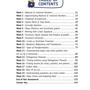 8th Grade Common Core Math: Daily Practice Workbook | 1000+ Practice Questions and Video Explanations | Argo Brothers (Next Generation Learning Standards Aligned (NGSS))