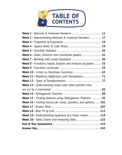 8th Grade Common Core Math: Daily Practice Workbook | 1000+ Practice Questions and Video Explanations | Argo Brothers (Next Generation Learning Standards Aligned (NGSS))