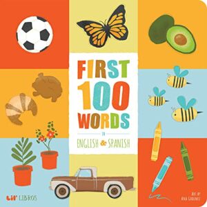 first 100 words in english and spanish (lil' libros) (english and spanish edition)