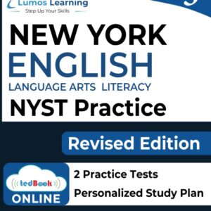 New York State Test Prep: Grade 5 English Language Arts Literacy (ELA) Practice Workbook and Full-length Online Assessments: NYST Study Guide (NYST by Lumos Learning)