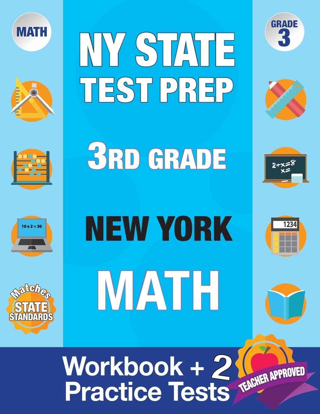 NY State Test Prep 3rd Grade New York Math: New York 3rd Grade Math Test Prep, 3rd Grade Math Test Prep New York, Math Test Prep New York, Math Test ... State Test New York, CCLS Common Core Grade 3