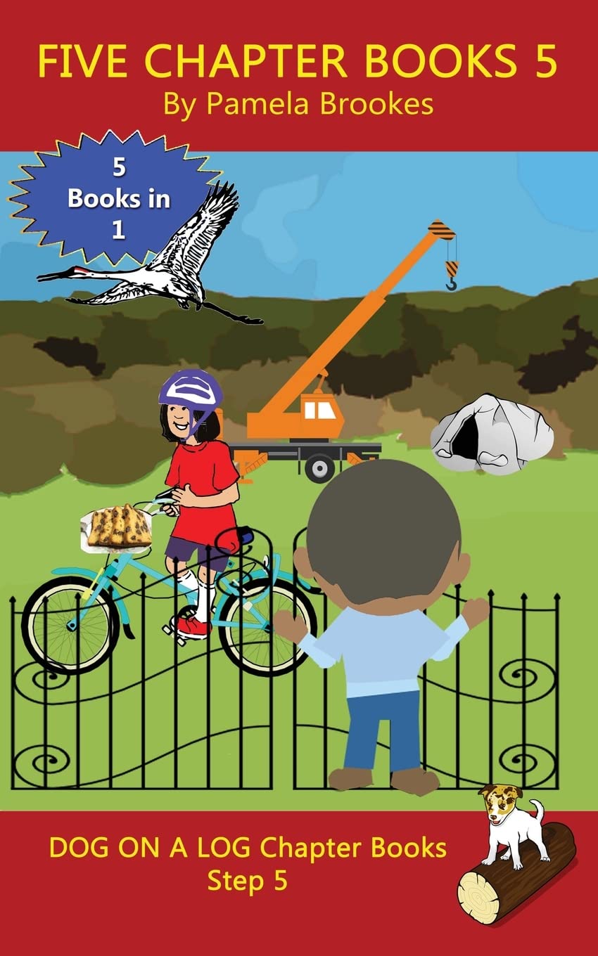 Five Chapter Books 5: Systematic Decodable Books for Phonics Readers and Folks with a Dyslexic Learning Style (DOG ON A LOG Chapter Book Collections)