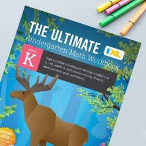 IXL The Ultimate Math Kindergarten Workbooks, Shapes, Addition, Subtraction, Learn to Write and Count Numbers 0-100 & More Kindergarten Math, Kindergarten Math Workbook (IXL Ultimate Workbooks)