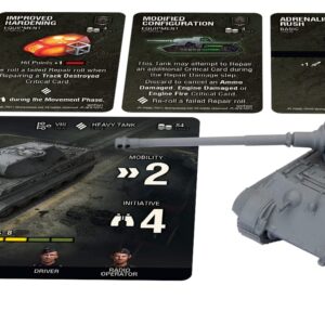 Gale Force Nine World of Tanks: German Tiger II - Wave 7 Heavy Tank Expansion, Miniatures Game