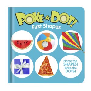 melissa & doug children’s book – poke-a-dot: first shapes (board book with buttons to pop)