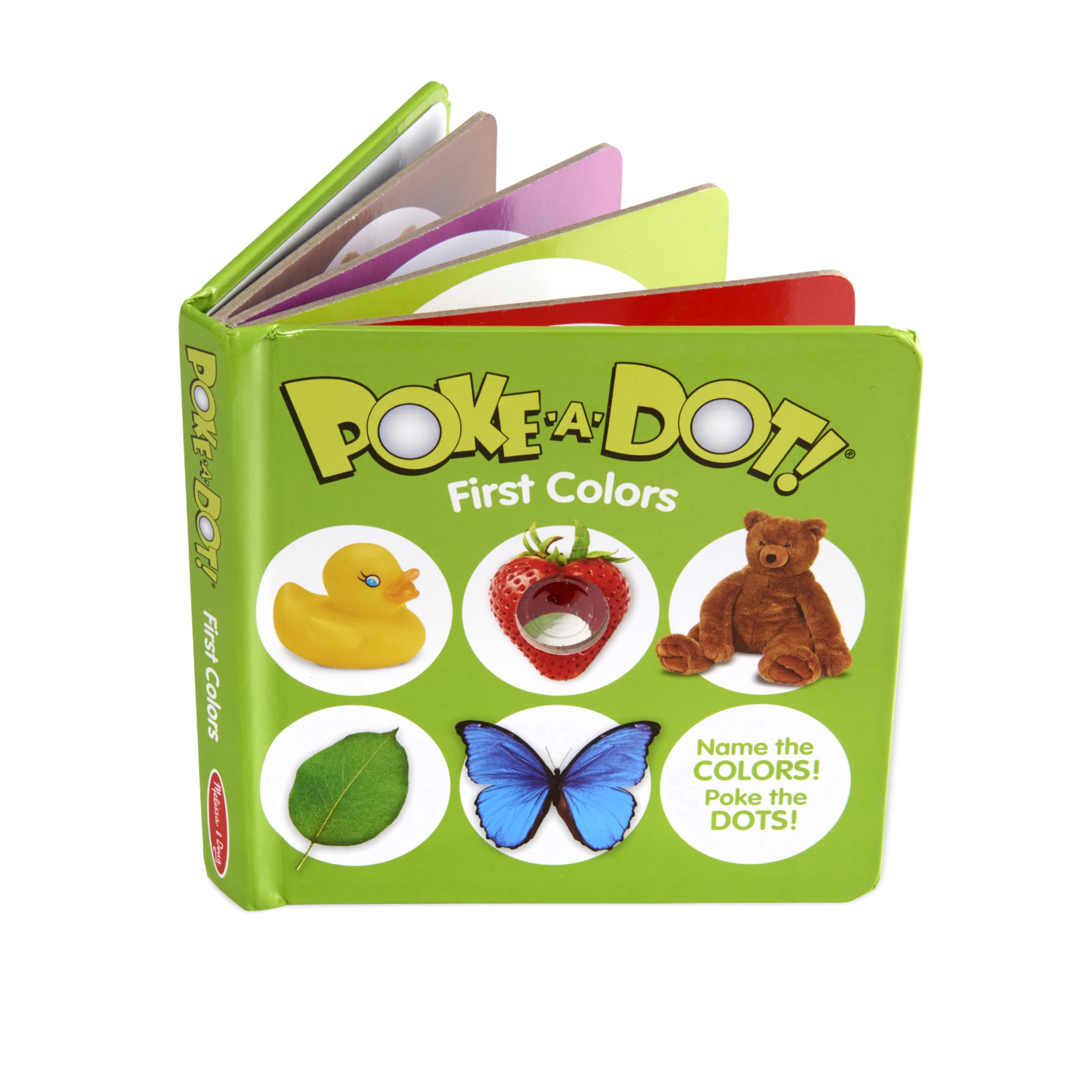 Melissa & Doug Children’s Book – Poke-a-Dot: First Colors (Board Book with Buttons to Pop)