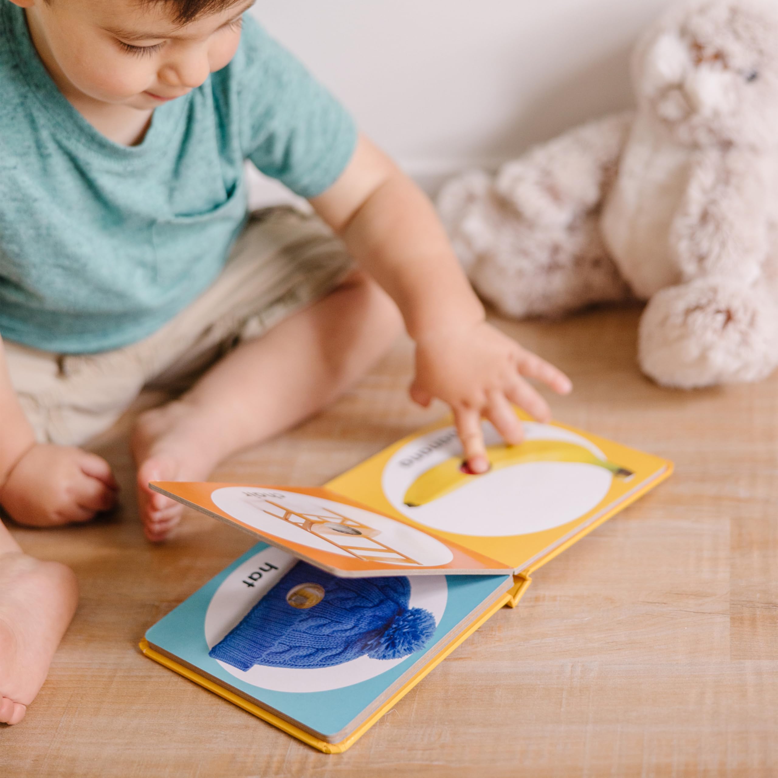 Melissa & Doug Children’s Book – Poke-a-Dot: First Words (Board Book with Buttons to Pop)