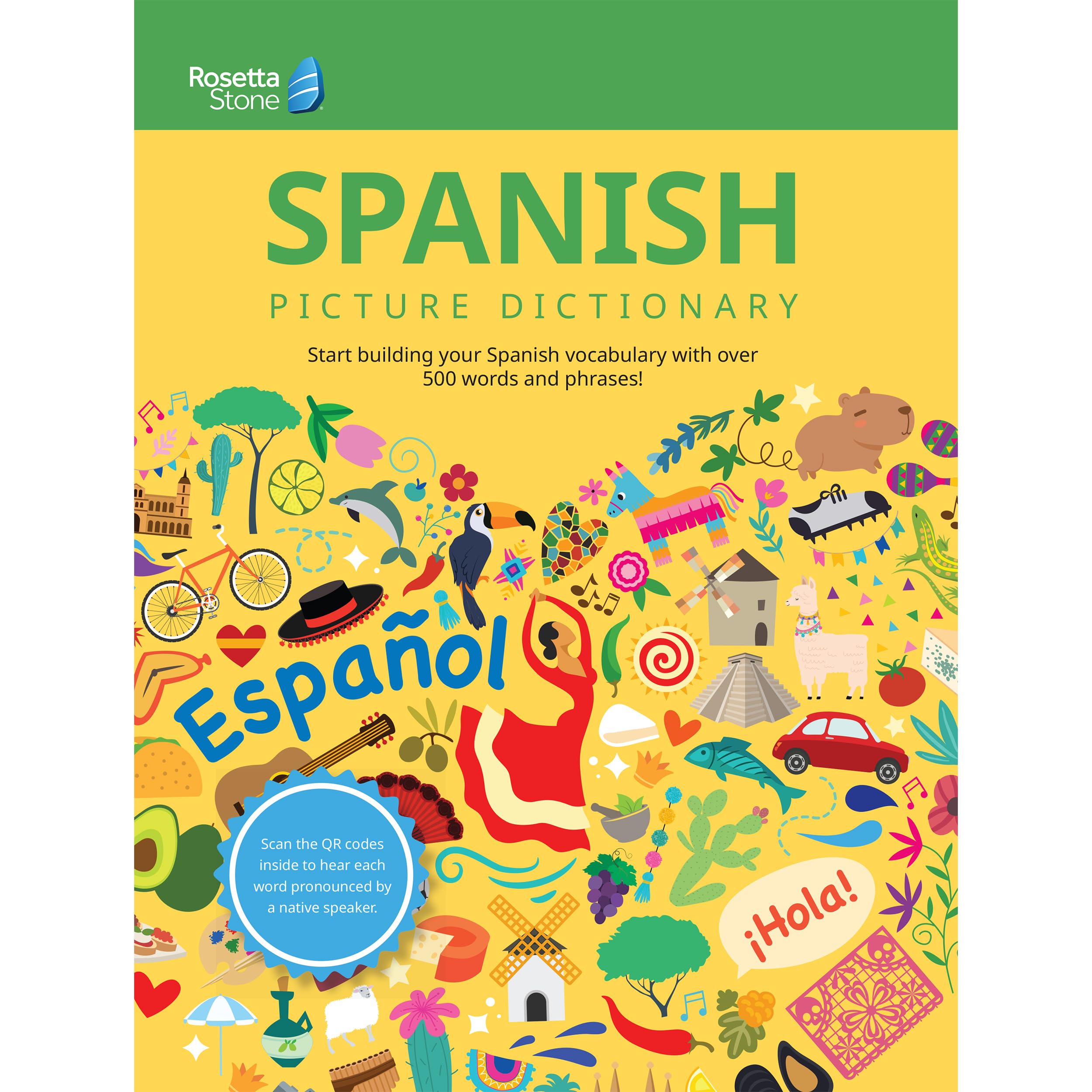 Rosetta Stone Spanish Picture Dictionary, Spanish Dictionary to Learn Spanish Vocabulary, Spanish Grammar, and Phrases, Dictionary for Kids and ... Dictionaries) (English and Spanish Edition)