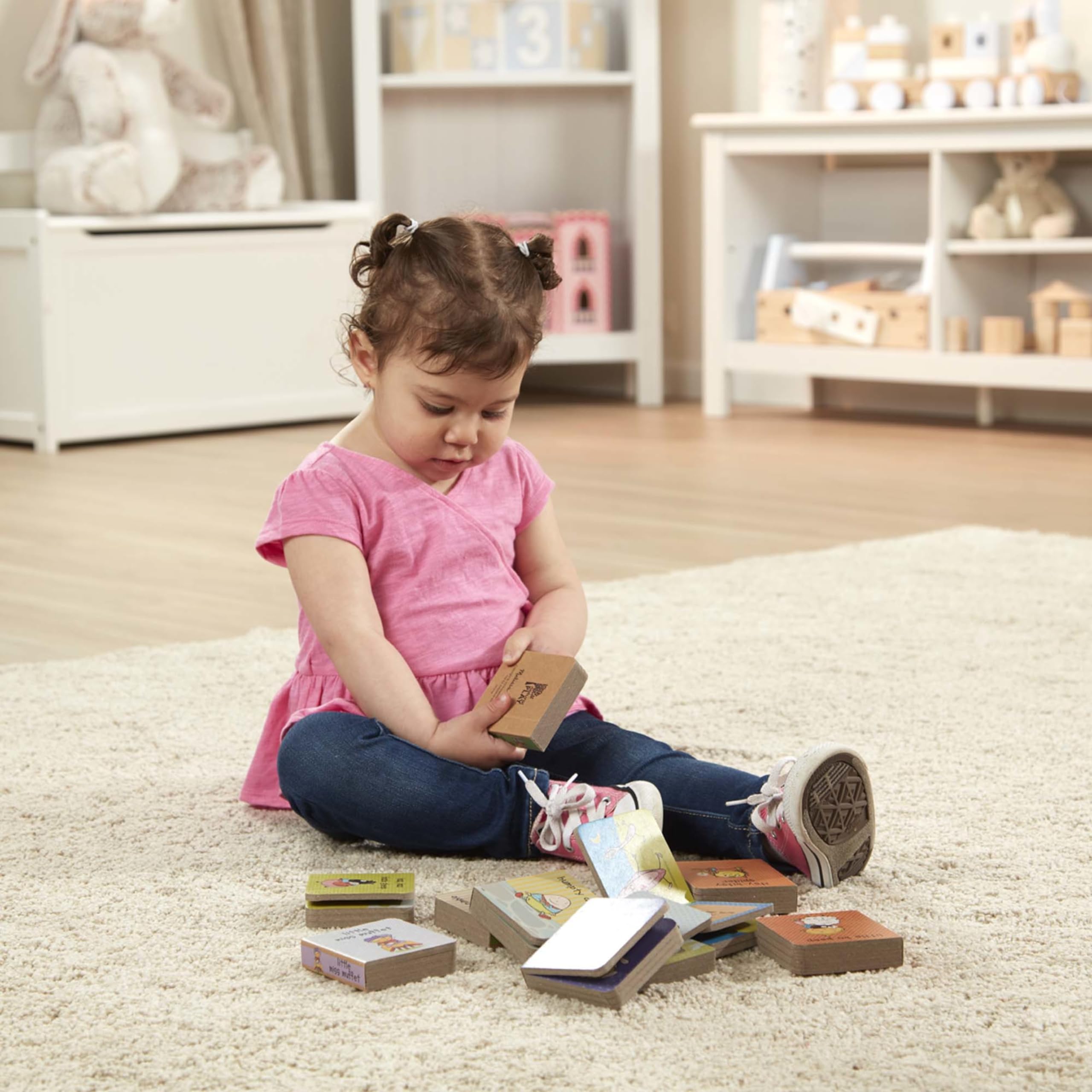 Melissa & Doug Children's Book - Natural Play Book Tower: Little Nursery Books