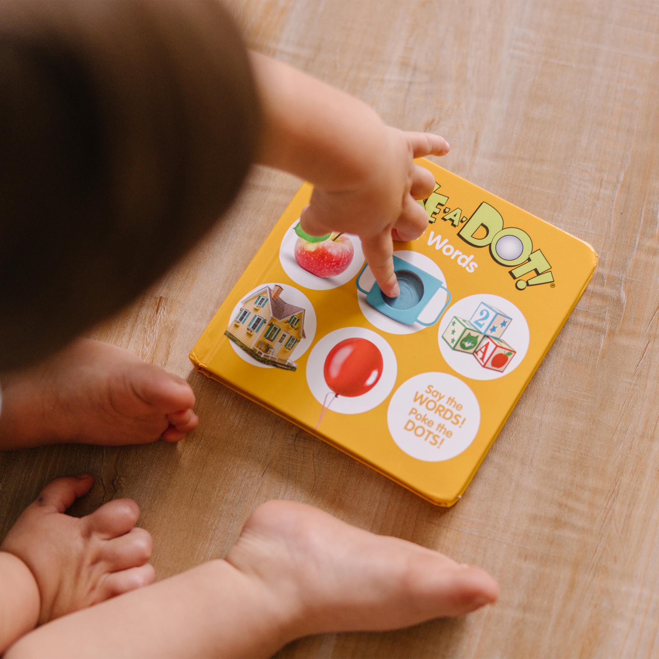 Melissa & Doug Children’s Book – Poke-a-Dot: First Words (Board Book with Buttons to Pop)