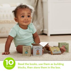 Melissa & Doug Children's Book - Natural Play Book Tower: Little Nursery Books