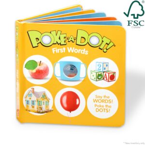 Melissa & Doug Children’s Book – Poke-a-Dot: First Words (Board Book with Buttons to Pop)