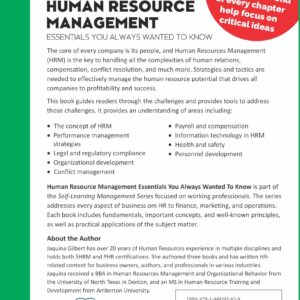 Human Resource Management Essentials You Always Wanted To Know (Self-Learning Management Series)