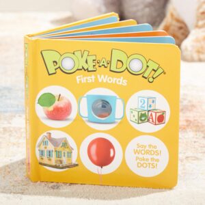 Melissa & Doug Children’s Book – Poke-a-Dot: First Words (Board Book with Buttons to Pop)