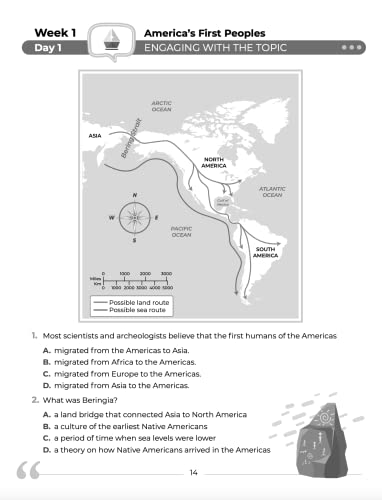 7th Grade Social Studies: Daily Practice Workbook | 20 Weeks of Fun Activities | History | Government | Geography | Economics | + Video Explanations for Each Question (Social Studies by ArgoPrep)