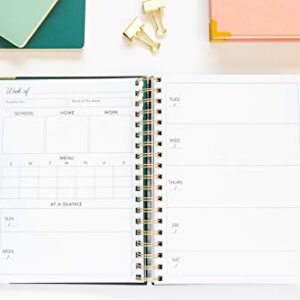 The Homeschool Planner: Beautiful and Undated with Monthly Tabs | To Do List, Goals, Meal Planning & Academic Tools | Homeschooling, Distance Learning & Family Organizer | Gold Spiral