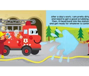 Friendly Fire Truck - Touch and Feel Board Book - Sensory Board Book