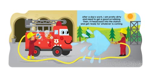 Friendly Fire Truck - Touch and Feel Board Book - Sensory Board Book