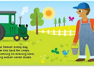 Busy Tractor - Touch and Feel Board Book - Sensory Board Book