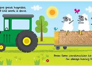 Busy Tractor - Touch and Feel Board Book - Sensory Board Book