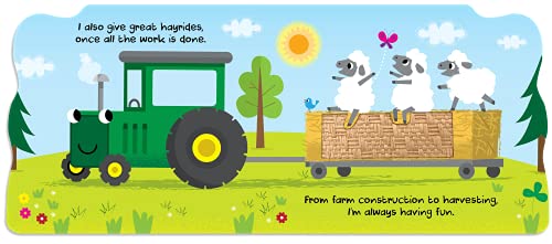 Busy Tractor - Touch and Feel Board Book - Sensory Board Book