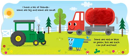 Busy Tractor - Touch and Feel Board Book - Sensory Board Book