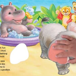 Touch and Feel Ella's Bath Time - Novelty Book - Children's Board Book - Interactive Fun Child's Book