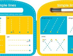 Write & Wipe Pen Control - Children's Novelty Learning Board Book - Wipe Clean - Educational