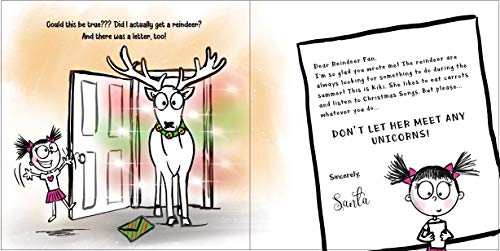 Never Let A Unicorn Meet A Reindeer! (Funny Unicorn Picture Book series For Ages 4-8)