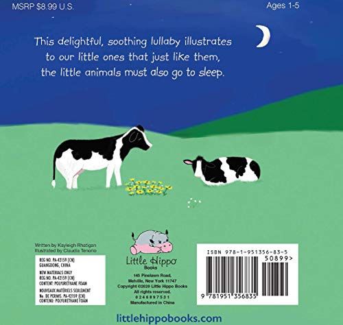 Night, Night to the Animals - Children's Padded Board Book - Bedtime Animals