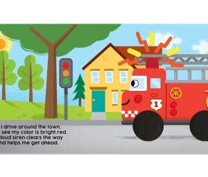 Friendly Fire Truck - Touch and Feel Board Book - Sensory Board Book