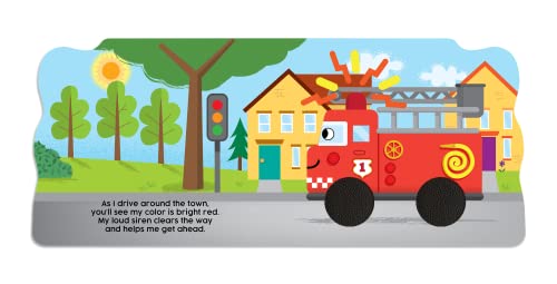 Friendly Fire Truck - Touch and Feel Board Book - Sensory Board Book