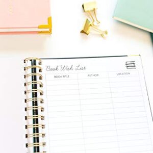 The Homeschool Planner: Beautiful and Undated with Monthly Tabs | To Do List, Goals, Meal Planning & Academic Tools | Homeschooling, Distance Learning & Family Organizer | Gold Spiral