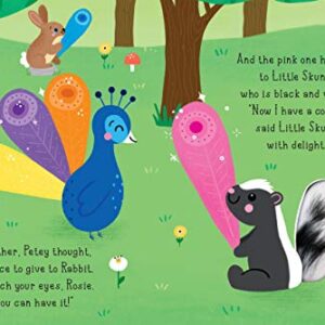 Peacock's Rainbow Feathers - Touch and Feel Board Book - Sensory Board Book