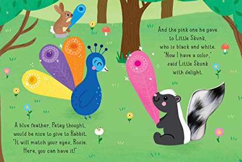 Peacock's Rainbow Feathers - Touch and Feel Board Book - Sensory Board Book