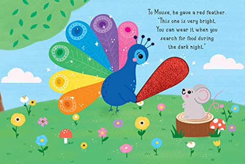 Peacock's Rainbow Feathers - Touch and Feel Board Book - Sensory Board Book