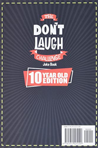 The Don't Laugh Challenge - 10 Year Old Edition: The LOL Interactive Joke Book Contest Game for Boys and Girls Age 10