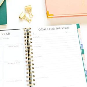 The Homeschool Planner: Beautiful and Undated with Monthly Tabs | To Do List, Goals, Meal Planning & Academic Tools | Homeschooling, Distance Learning & Family Organizer | Gold Spiral