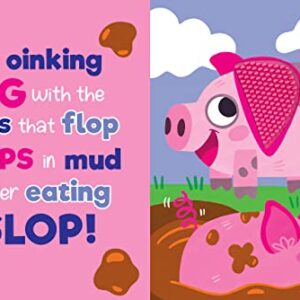 Funny Farm Animals - Silicone Touch and Feel Board Book - Sensory Board Book