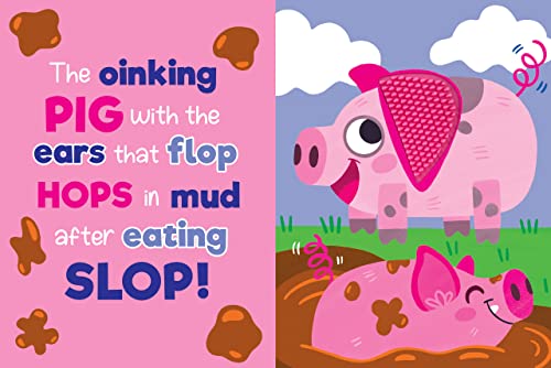 Funny Farm Animals - Silicone Touch and Feel Board Book - Sensory Board Book