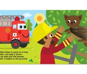 Friendly Fire Truck - Touch and Feel Board Book - Sensory Board Book