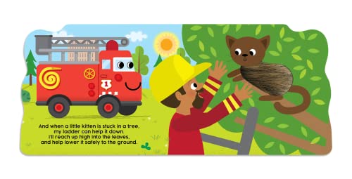 Friendly Fire Truck - Touch and Feel Board Book - Sensory Board Book