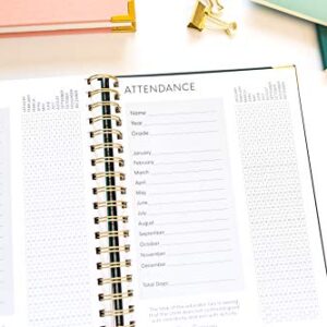 The Homeschool Planner: Beautiful and Undated with Monthly Tabs | To Do List, Goals, Meal Planning & Academic Tools | Homeschooling, Distance Learning & Family Organizer | Gold Spiral